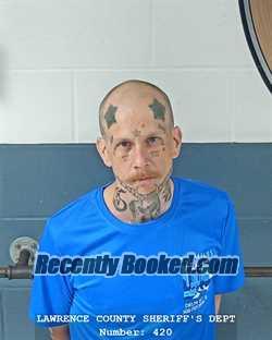 Recent Booking / Mugshot for NATHAN DANIEL PADGETT in Lawrence County ...