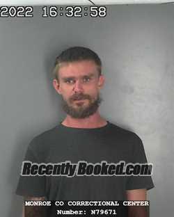 Recent Booking / Mugshot for AARON MICHAEL CORNETT in Monroe County ...
