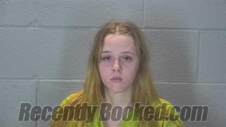 Recent Booking / Mugshot for Jenna Faith Cook in Tippecanoe County, Indiana