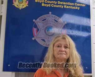 Recent Booking / Mugshot for SHERI WORTHINGTON in Boyd County, Kentucky