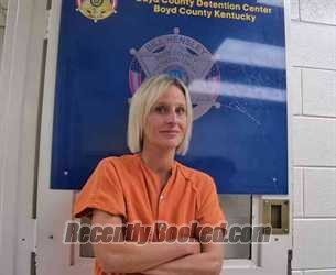 Recent Booking / Mugshot for JESSICA EVANS in Boyd County, Kentucky