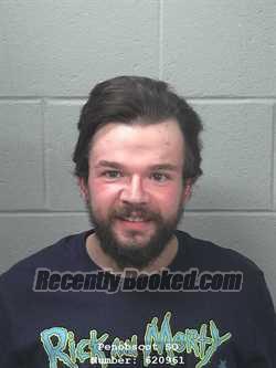 Recent Booking / Mugshot for Mitchell A Bates in Penobscot County, Maine