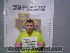 Recent Booking / Mugshot for Justin Keith Martin in Miller County, Missouri