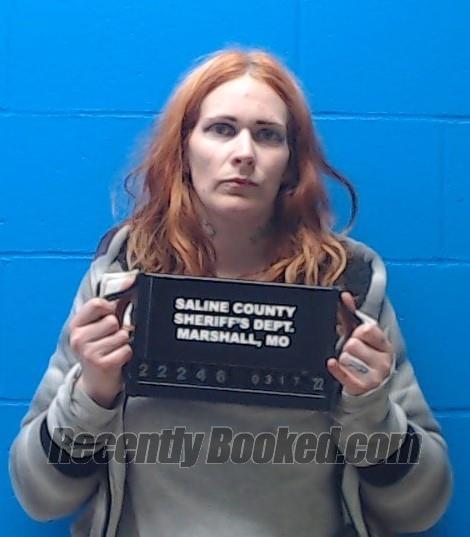 Recent Booking / Mugshot for Ariel Jade Hansell in Saline County, Missouri