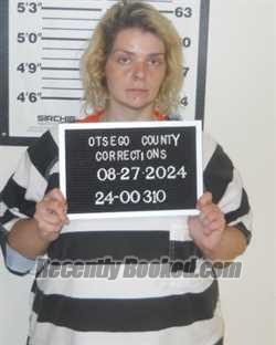Recent Booking / Mugshot for BRITTANY LYNNE WEYGANT in Otsego County ...
