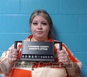 Recent Booking / Mugshot for ALISON GENEVA PRIEBE in Chambers County, Texas