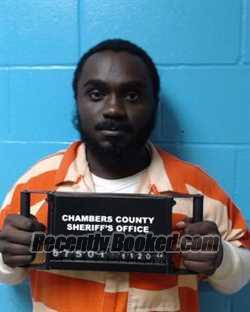 Recent Booking / Mugshot for TRAVIS ONEAL JOHNSON in Chambers County, Texas