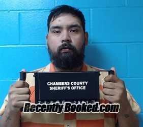 Recent Booking / Mugshot for CHRISTOPHER TREVINO in Chambers County, Texas
