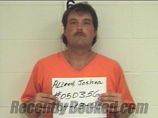Recent Booking / Mugshot for JOSHUA PAUL ALLRED in Cherokee County, Texas