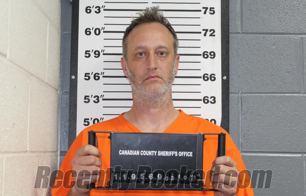 Recent Booking / Mugshot for JASON ALLEN DRYLIE in Canadian County ...