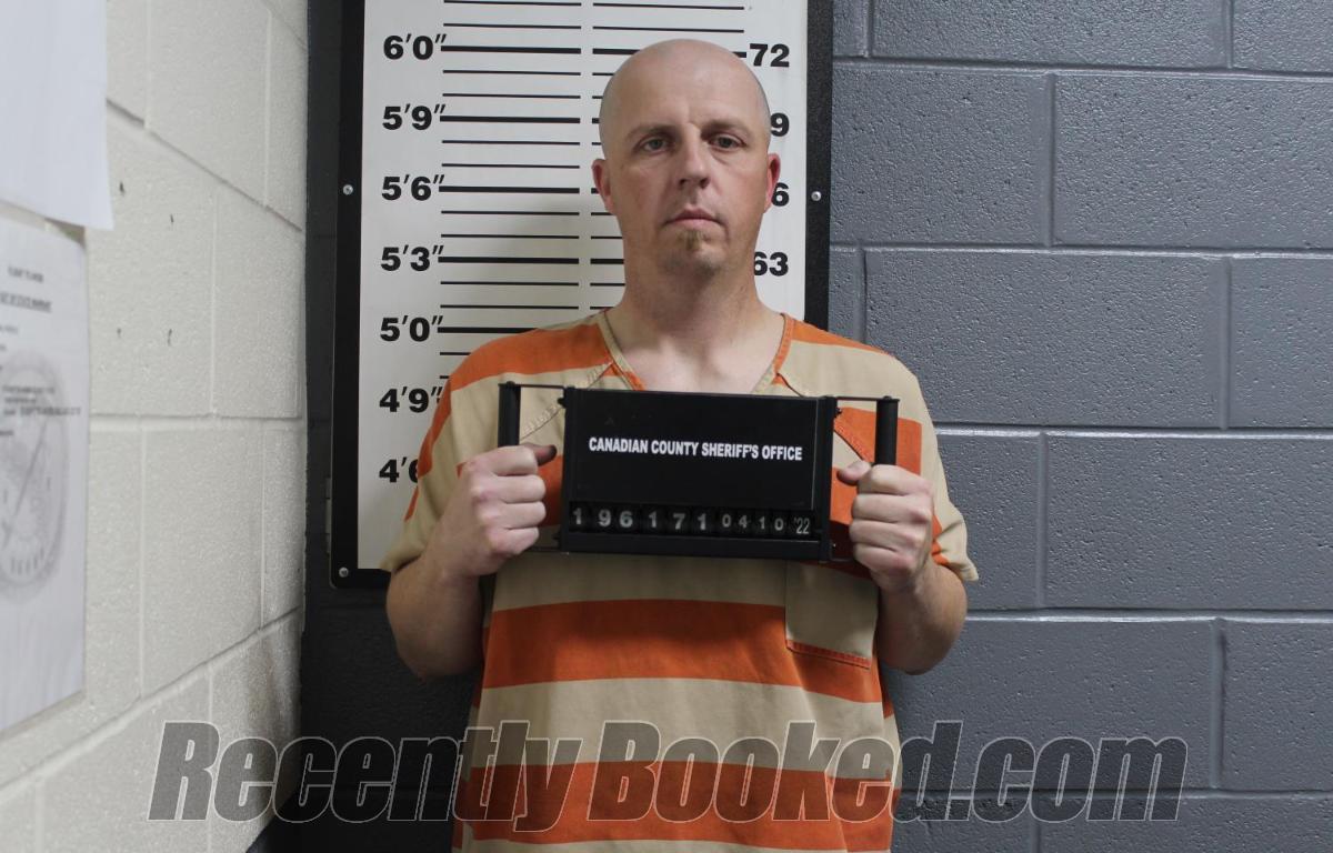 Recent Booking / Mugshot for MATHEW DAVID BENNETT in Canadian County ...