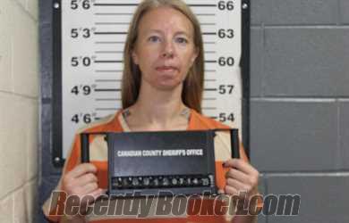 Recent Booking / Mugshot for ERIN ALAIN WAUGH in Canadian County, Oklahoma