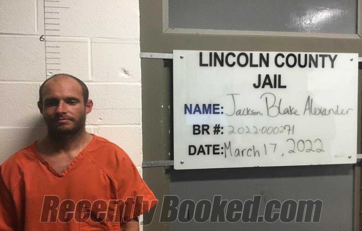 Recent Booking / Mugshot for BLAKE ALEXANDER JACKSON in Lincoln County ...