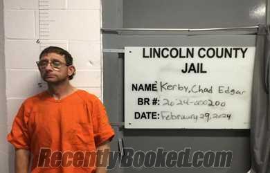 CHAD EDGAR KERBY Arrest Record & Booking Info – Lincoln County ...
