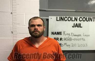 Recent Booking / Mugshot for DWAYNE LEON KING in Lincoln County, Oklahoma