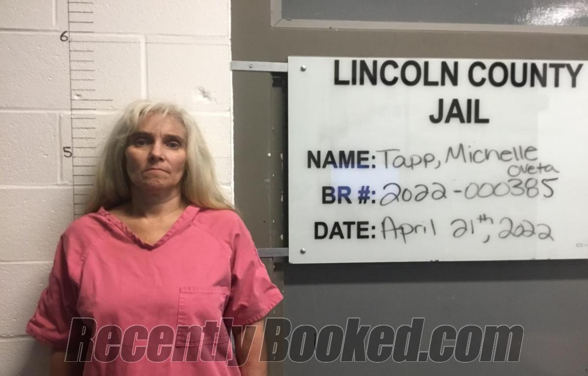 Recent Booking / Mugshot for MICHELLE OVETA TAPP in Lincoln County ...