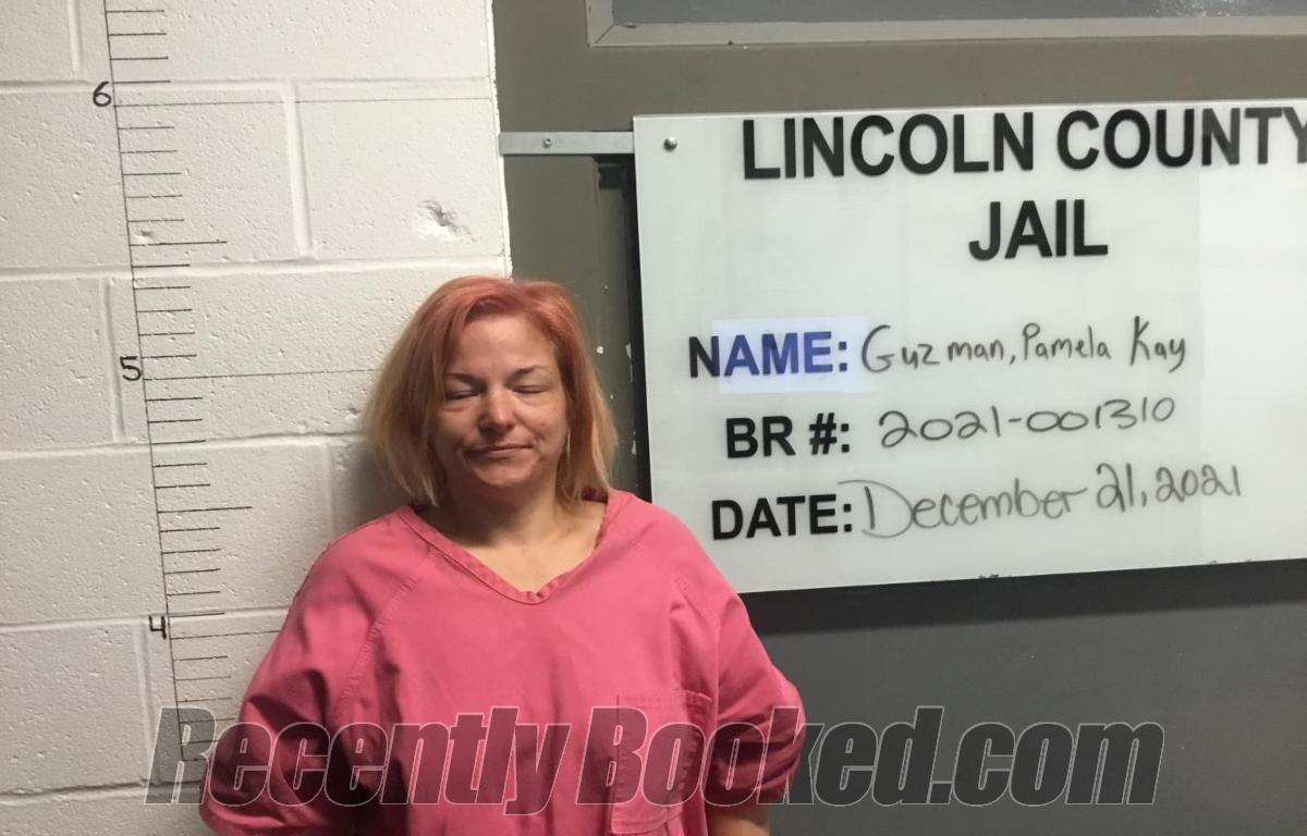 Recent Booking / Mugshot for PAMELA KAY GUZMAN in Lincoln County, Oklahoma