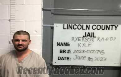 Recent Booking / Mugshot for RANDY KYLE RYERSON in Lincoln County, Oklahoma