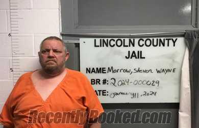 Recent Booking / Mugshot for STEVEN WAYNE MORROW in Lincoln County ...
