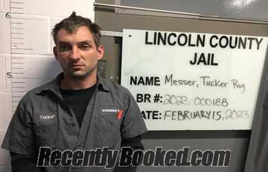 Recent Booking / Mugshot for TUCKER RAY MESSER in Lincoln County, Oklahoma