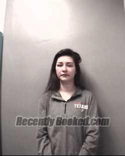 Recent Booking / Mugshot for TAYLOR JAYNE HOLMES in Galveston County, Texas