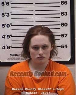 Recent Booking / Mugshot for Summer Lee Zeman in Barron County, Wisconsin