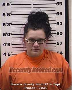 Recent Booking / Mugshot for Samantha Lucille Greinke in Barron County ...