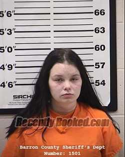 Recent Booking / Mugshot for Taryn Jo Karpowicz in Barron County, Wisconsin