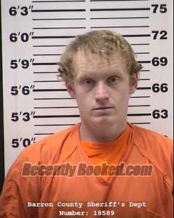 Recent Booking / Mugshot for Reece Allen Spexet in Barron County, Wisconsin