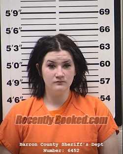 Recent Booking / Mugshot for Mackenzie Renee Thomson in Barron County ...