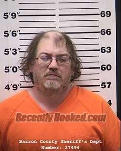Recent Booking / Mugshot for Jason Lowell Wehking in Barron County ...