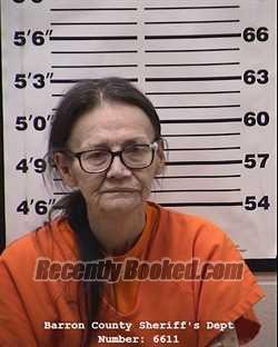 Recent Booking / Mugshot for Cynthia Frances Downwind in Barron County ...