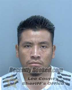 Recent Booking / Mugshot for RENE MORALES JIMENEZ in Lee County, Florida