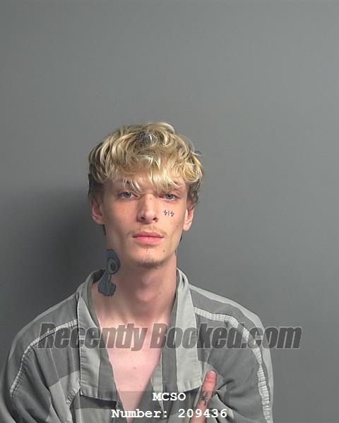 Recent Booking / Mugshot for MASON REESE MUSHINSKY in Montgomery County ...