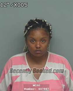 Recent Booking / Mugshot for ANGEL MARIE THOMPSON in Montgomery County ...