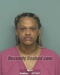 Recent Booking / Mugshot for TANEQUIA DANIELLE BOOKER in Montgomery ...