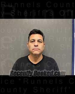 Recent Booking / Mugshot for FRANCISCO JAVIER GALVAN TREVINO in Runnels ...