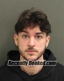 Recent Booking / Mugshot for JACOB ADAM CABRERA in Orange County, Florida