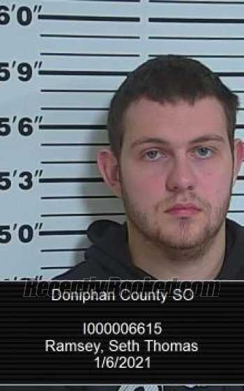 Recent Booking / Mugshot for Seth Thomas Ramsey in Doniphan County, Kansas