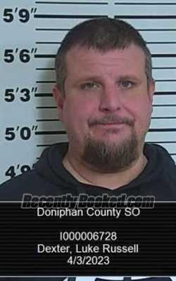 Recent Booking / Mugshot for Luke Russell Dexter in Doniphan County, Kansas