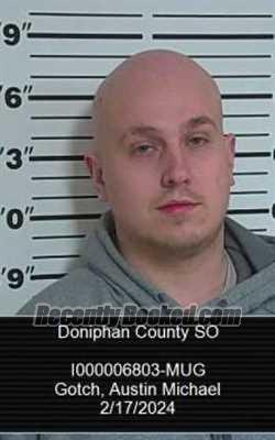 Recent Booking / Mugshot for Austin Michael Gotch in Doniphan County ...