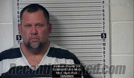 Recent Booking / Mugshot for Ryan Paul Hird in Jackson County, Kansas