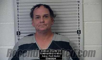 Recent Booking / Mugshot for Paul David Long in Jackson County, Kansas
