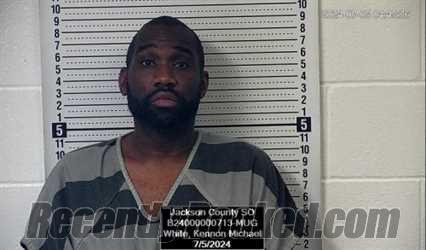 Recent Booking / Mugshot for Kennon Michael White in Jackson County, Kansas