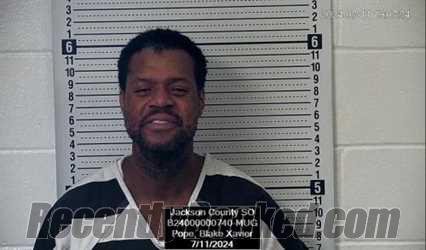 Recent Booking / Mugshot for Blake Xavier Pope in Jackson County, Kansas