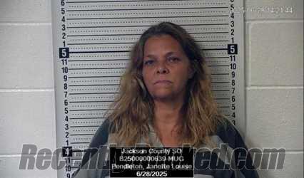 Recent Booking / Mugshot for Janette Louise Pendleton in Jackson County ...