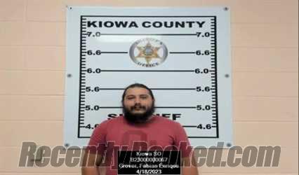 Recent Booking / Mugshot for Fabian Enrique Grover in Kiowa County, Kansas