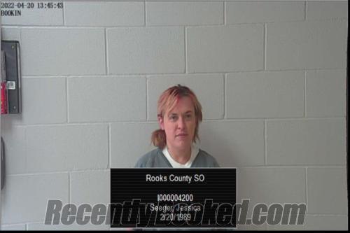 Recent Booking / Mugshot for Jessica Seeger in Rooks County, Kansas