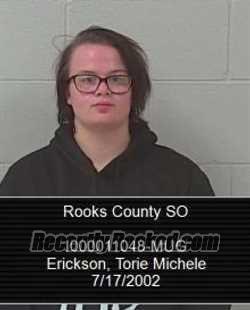 Recent Booking / Mugshot for Torie Michele Erickson in Rooks County, Kansas