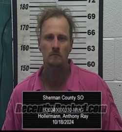 Recent Booking / Mugshot for Anthony Ray Hollermann in Sherman County ...